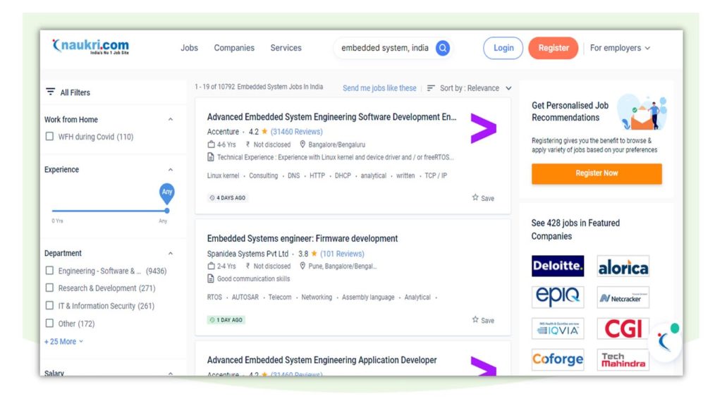 Embedded Systems Pay after Placement Program Institute 2024