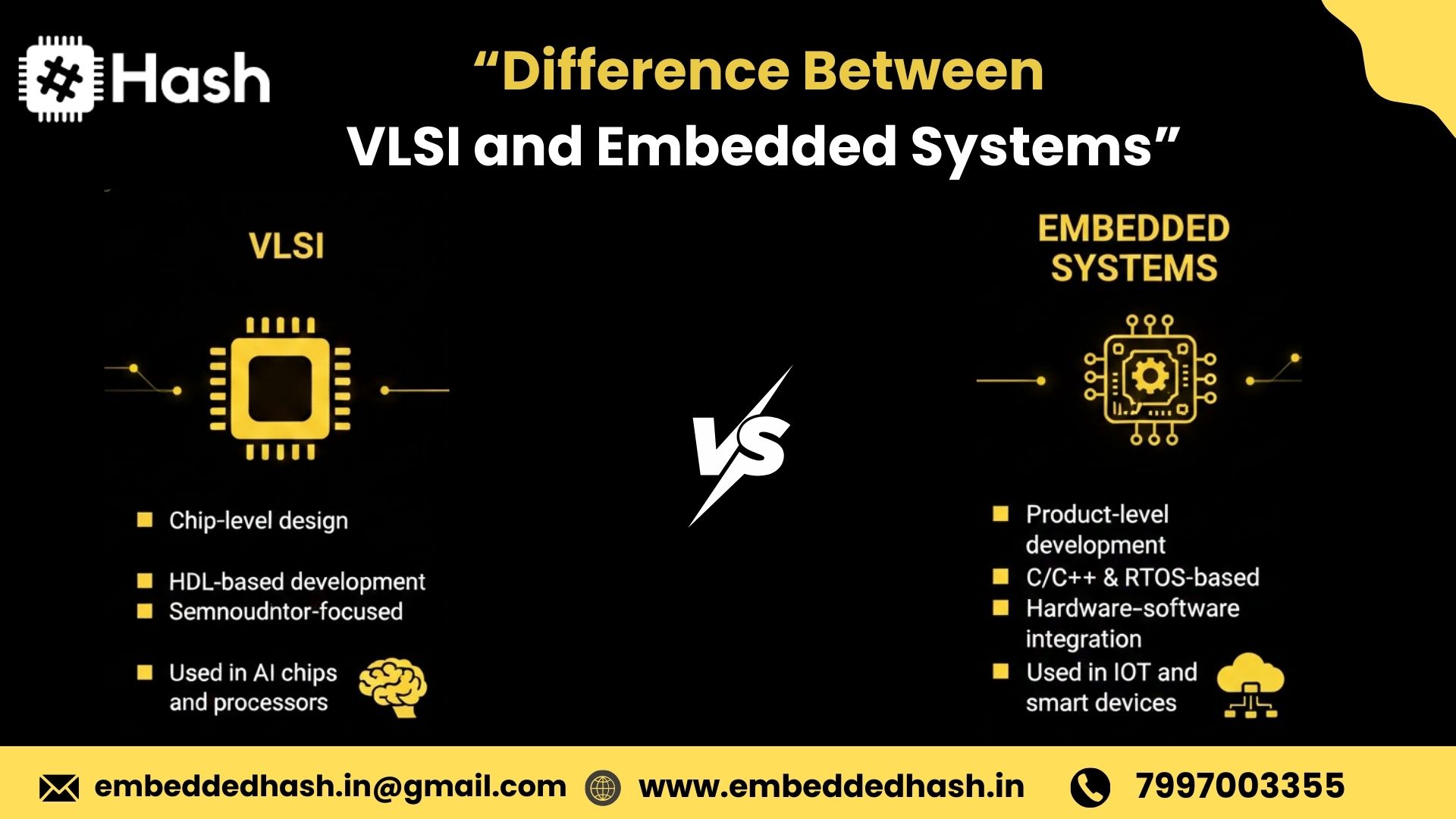 Difference Between VLSI and Embedded Systems7 Powerful Differences